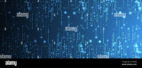 Abstract Technology Circuit Board Communication Concept Stock Vector Image Art Alamy