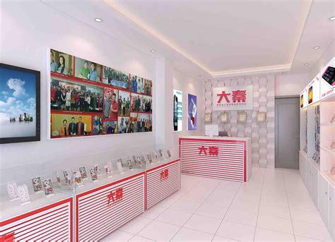 手机壳店铺装修效果图 手机壳店铺 30平方手机店装修图片 大山谷图库