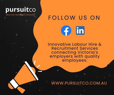 Pursuit Co Labour Hire Recruitment Contracting On Linkedin Follow