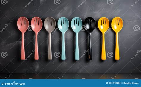 The Counter Is Lined With An Array Of Vibrant Sauces Each Providing A