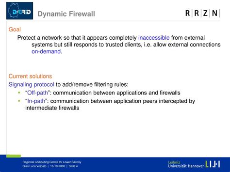 Ppt Dynamic Firewalls And Service Deployment Models For Grid