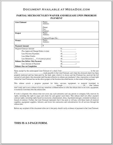 Conditional Lien Waiver Form Ohio Form Resume Examples 1zv8wj3y3x