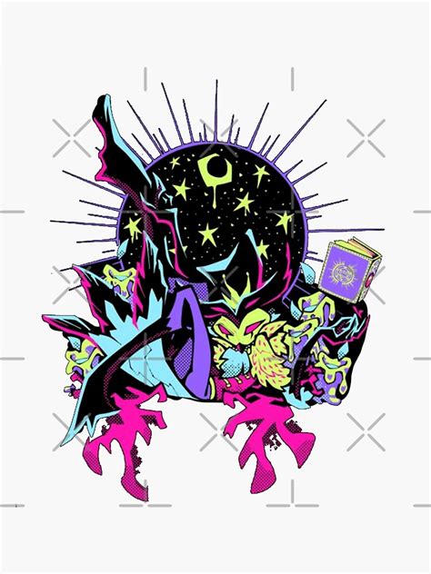 Stolas And His Grimoire Helluva Boss Sticker For Sale By Anime Express Redbubble