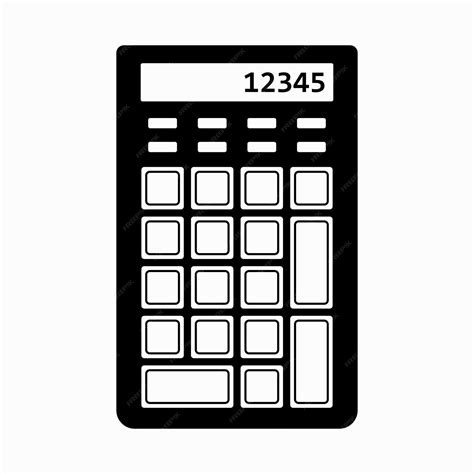 Premium Vector Numeric Keypad With Calculator
