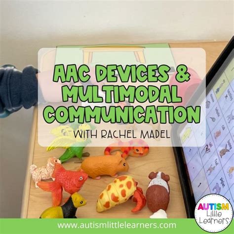 Autism Innovation Community Foundation On Linkedin Aac And Multimodal Communication