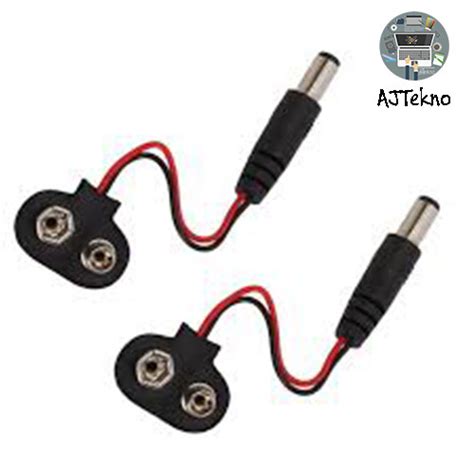 Jual Socket 9v Battery Baterai Clip Case Battery Holder Adapter