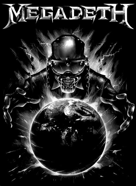 Vic Rattlehead Megadeth Metal Posters Art Face Art Drawing Heavy