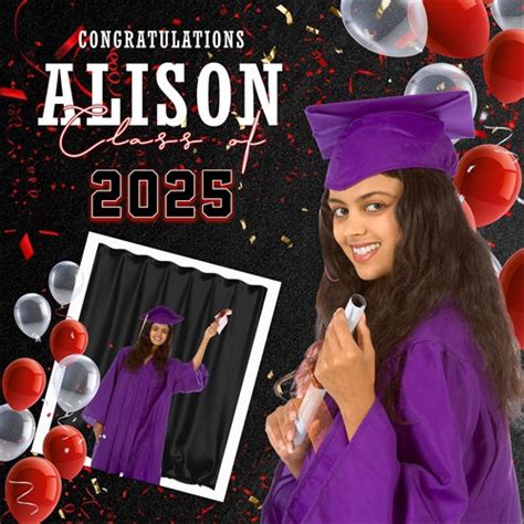 Graduation Backdrop Balloon Cheers Customized Party Graduation Backdro