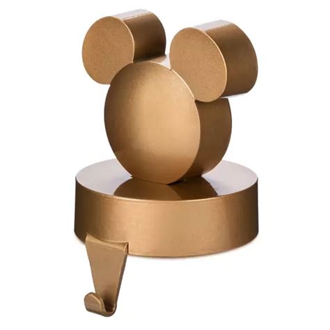 Disney Stocking Holder Mickey Mouse Icon Gold