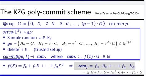 Zero Knowledge Proofs What Is The Difference Between Those Two Kzg Polynomial Commitment