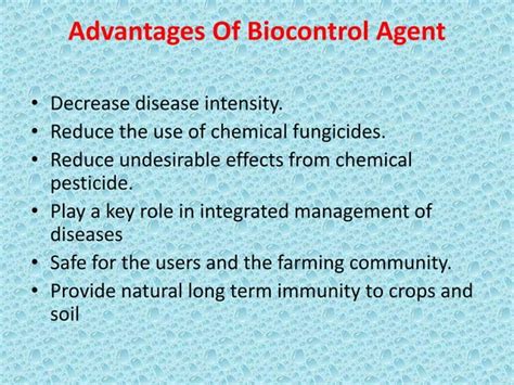 Biocontrol Agents Pptx Agriculture Industries