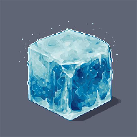 Ice Block Rpixelart