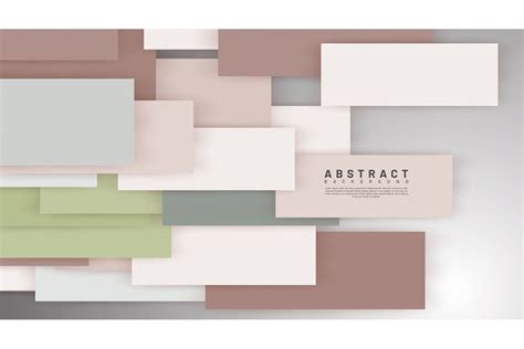 Abstract Vector Background Overlapping Square