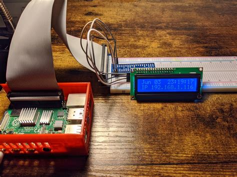 Raspberrypi Ip Address Lcd Display By Dan Siwiec Dan On Coding