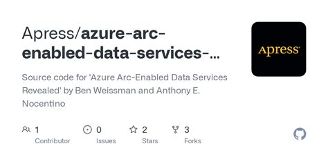 Github Apressazure Arc Enabled Data Services Revealed 2 Edition