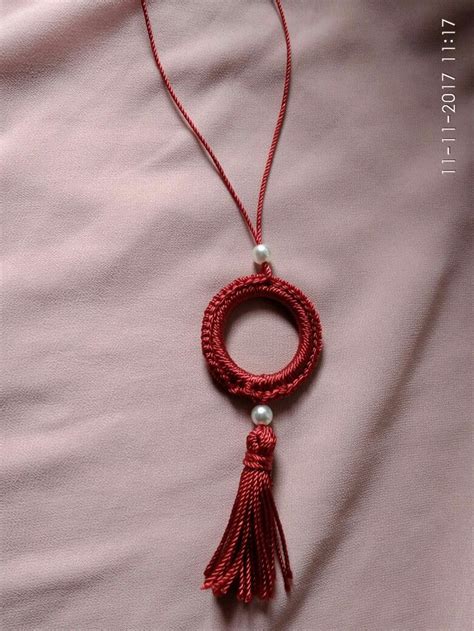 Pin Oleh Nazan Emecan Di Boncuk Oya Kalung Rajut Kalung Gelang
