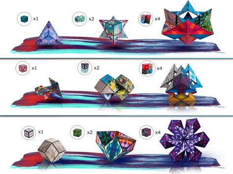 Shashibo Shape Shifting Fidget Toy Puzzle Cube — Tools And Toys