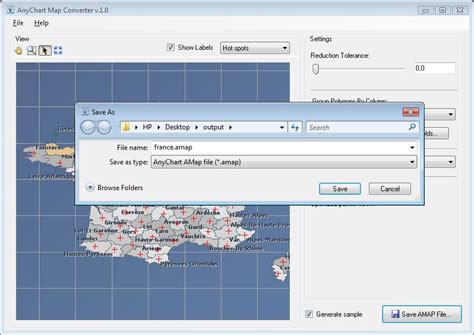 Anychart Map Converter Usage Tutorial