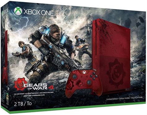 Xbox One S Gears Of War 4 Edición Limitada - $ 17,999.00 en Mercado Libre