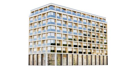 Building Modern Residential Building 06 Blender Market