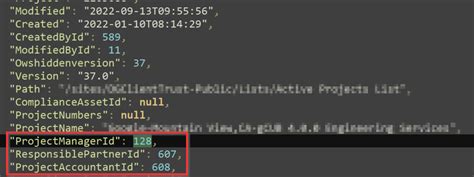 Linked Service Sharepoint Online Lists Missing Nested Values