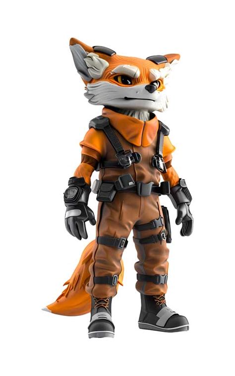 دانلود طرح روباه کارتونی