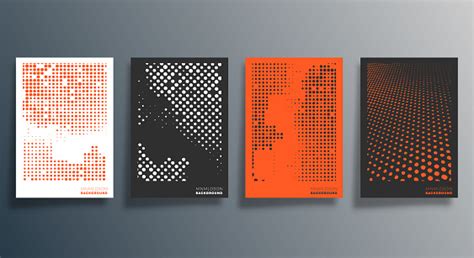 전단지 포스터 브로셔 커버 배경 벽지 타이포그래피 또는 기타 인쇄 제품을 위한 최소한의 하프톤 디자인 벡터 일러스트레이션 0명에