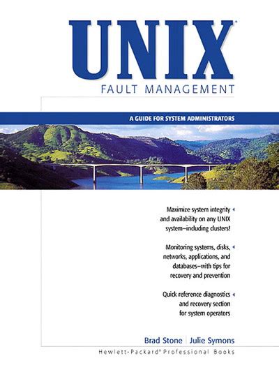 Unix® Fault Management A Guide For System Administration Book