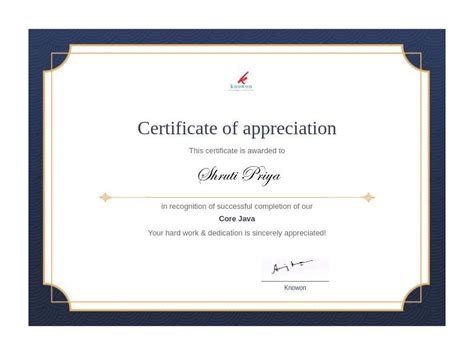 Shruti Priya On Linkedin I Have Successfully Completed Java Course 🎊🎉