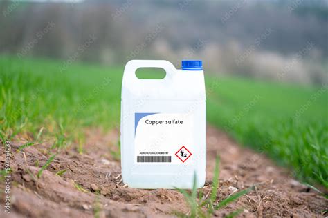 Copper Sulfate Inorganic Fungicide Used In Agriculture And Horticulture Stock Photo Adobe Stock