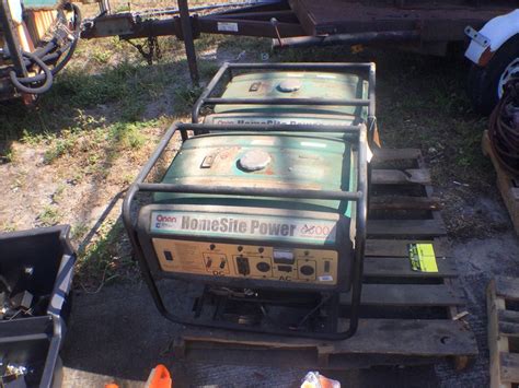 Bidera Government Auctions 02 Onan 6500 Portable Generator