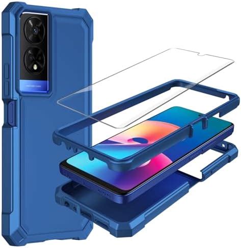 Amazon Com HAIJ For TCL 50 XE Case With Tempered Glass Screen Protector 360 Full Body Soft TPU