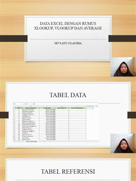 Data Excel Rumus Xlookup Vlookup Dan Average Pdf