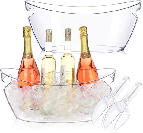 Acrylic Ice Bucket For Parties Champagne Bucket 5 5l