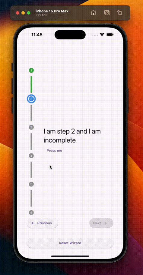 Wizardstepper Flutter Package