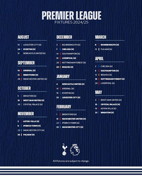 [spurs Official] Our 2024 25 Premier League Fixtures Are Here 🗓️ R Coys