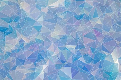 Premium Vector Blue Abstract Geometric Triangular Polygon Style Illustration Graphic Background