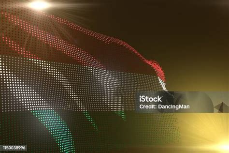 내용에 대 한 무료 장소와 노란색을 흔들며 점으로 만든 헝가리 국기의 멋진 디지털 이미지어떤 잔치 국기 3d 그림 0명에 대한 스톡 사진 및 기타 이미지 Istock