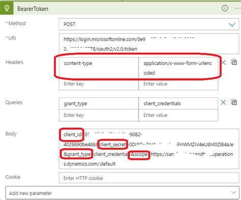 Using Bearer Token To Call Recurring Integration Of D365fno Using Logic