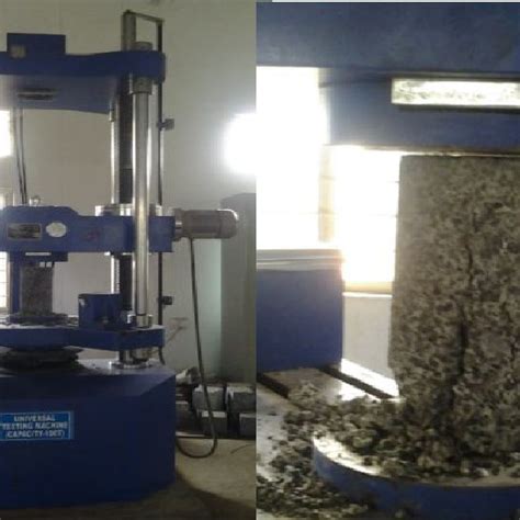 Test Setup For Compression Load Download Scientific Diagram