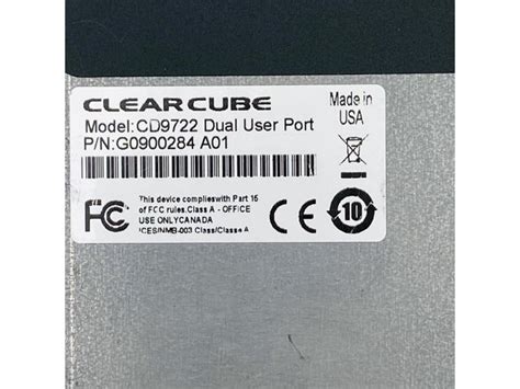 Refurbished Clearcube CD Dual Display Zero Client G A With AC Adapter Newegg Com