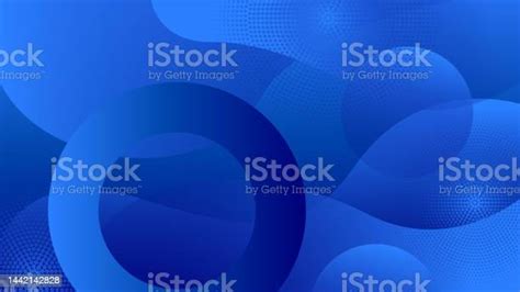 현대 파란색 기하학적 모양은 현대 기술 배경 디자인을 추상화합니다 벡터 추상 그래픽 프리젠 테이션 디자인 배너 패턴 배경 웹