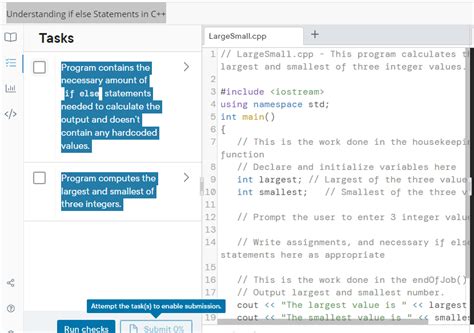 Solved Understanding If Else Statements In Chegg