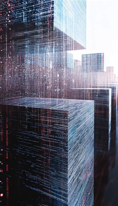 Dynamic Representation Of Data Interaction Streamlined Box With Inflow And Outflow Of Digital