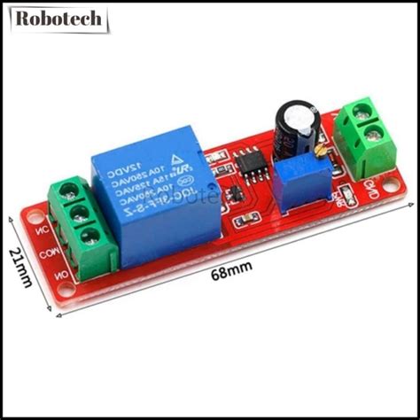 Jual NE555 Module Relay 12V Adjustable Switch Delay Timer Modul Relay Shopee Indonesia