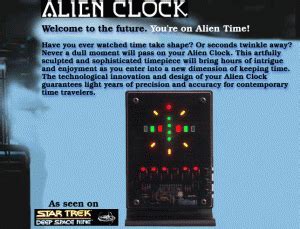 Alien Clock By Onlineclock