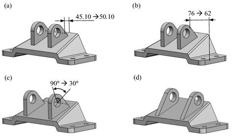 A Series Of Parametric Edits On The Model After Resolution The