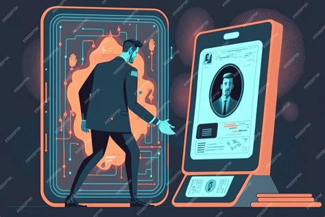 Premium Ai Image Businessman Fingerprint Scanning And Biometric Authentication Cybersecurity