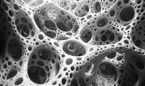 Abstract Black And White Porous Structure Close Up Stock Illustration Illustration Of Porous