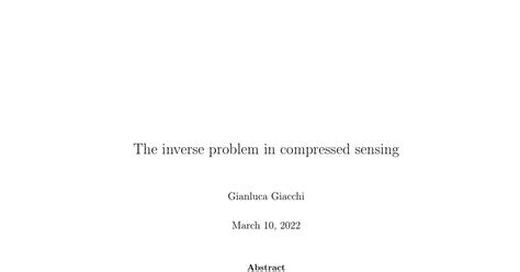 The Inverse Problem In Cs 2pdf Docdroid